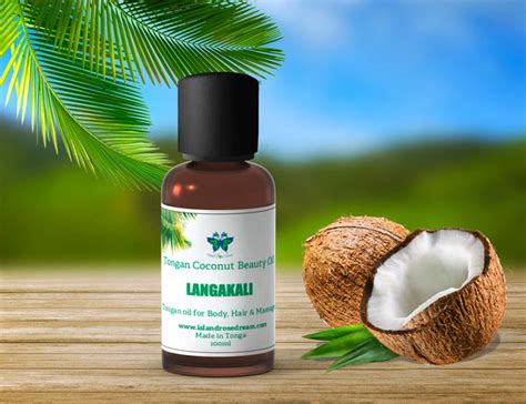 Tongan Coconut Oil Langakali Fragrance Island Rose Dream