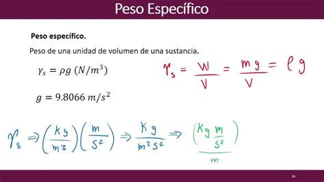 Densidad Y Gravedad Espec Fica De Fluidos Youtube