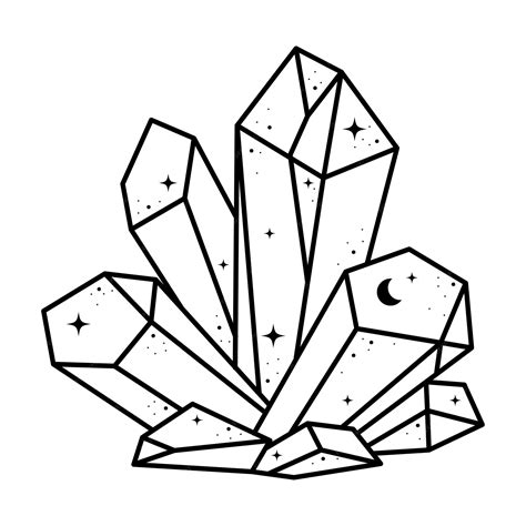 Crystal Cluster Art