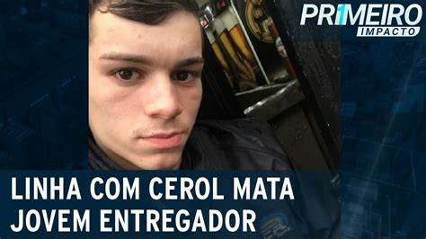 Linha De Pipa Cerol Mata Jovem Entregador Em Avenida De SP