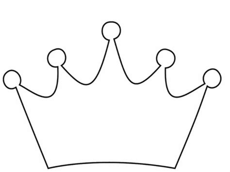 Princess Crown Outline Clipart Best