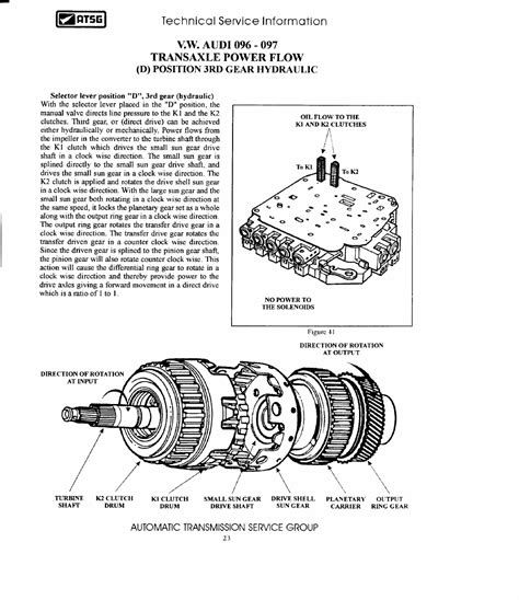 Volkswagen 01M Transmission Manual Part 21