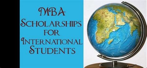 Mba Scholarships For International Students