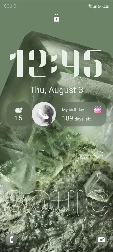 One Ui Lock Screen Widgets Concept R Oneui