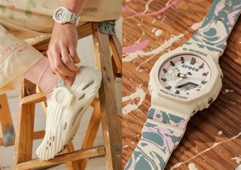Лимитированные Crocs Echo Wave дополнили наручными часами G Shock
