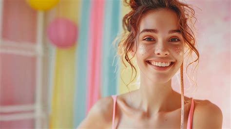 Free Joyful Youthful Beauty Image Woman Smile Joyful Download At
