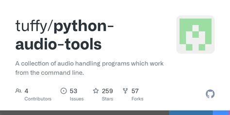 Github Tuffypython Audio Tools A Collection Of Audio Handling Programs Which Work From The