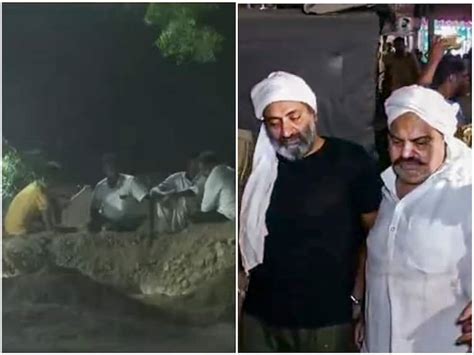 Atiq Ahmed Ashraf Buried Near Asads Grave In Prayagraj Amid Tight