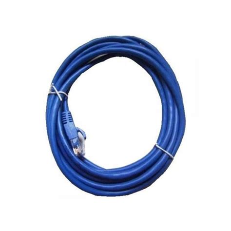 PATCH CORD U UTP MULT CM CAT 5E 20M AZ Condufibra Distribuidora De Cabos E Conectividade