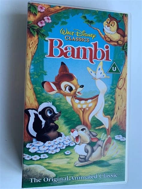 Bambi Vhs Video Tape 1994 Walt Disney Classics Film Movie Original