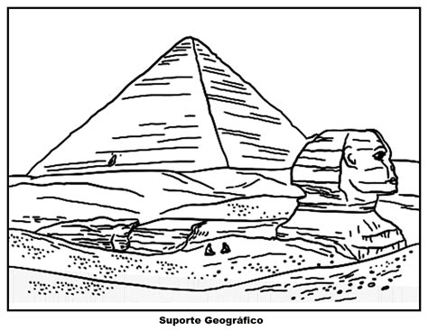 Esfinge Para Colorir I