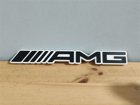 fichier stl logo amg mercedes・objet imprimable en 3d à télécharger・cults