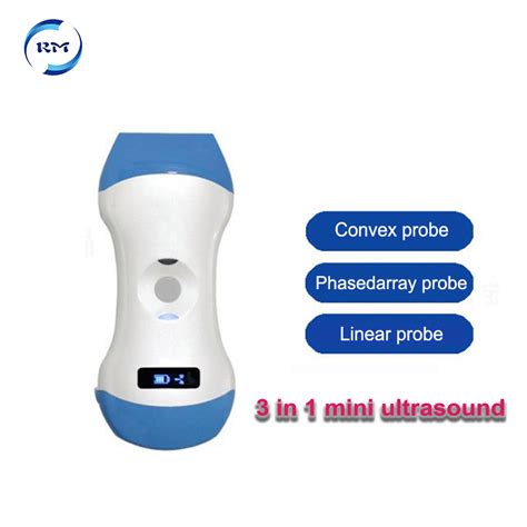 In Color Doppler Wireless Wifi Mini Handheld Linear Convex Ultrasound Ultrasound Scanner