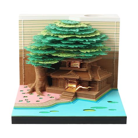 Artropad Marriage Tree Series Omoshiroi Block D Notepad With Pen Holder Artropad