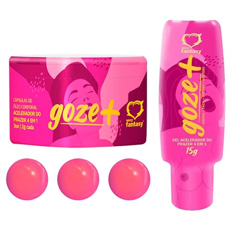 Kit Goze Gel Lubrificante Bolinha Sexy Fantasy Shopee Brasil