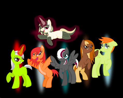 Mlp Fim My Oc Mane Six By Solarfluffy On Deviantart