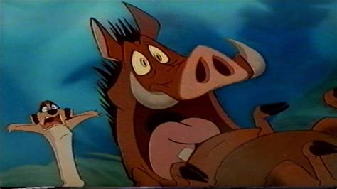 The Lion King Nala Waking Up Timon And Pumbaa 1994 Vhs Capture Youtube