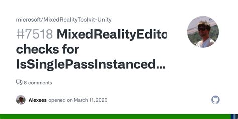 MixedRealityEditorSettings Checks For IsSinglePassInstanced On Android