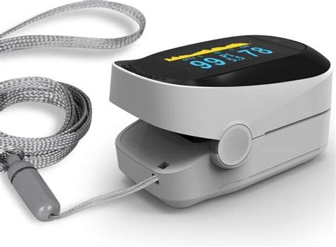 Burch Med ® Saturatiemeter Zuurstofmeter Vinger Oximeter Ce Fagg