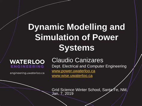 pdf dynamic modelling and simulation of power systems · sequence