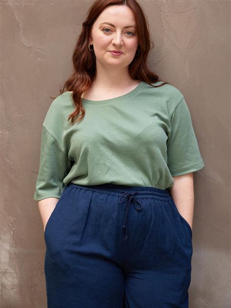 Ella Wide Leg Trouser Navy This Is Unfolded