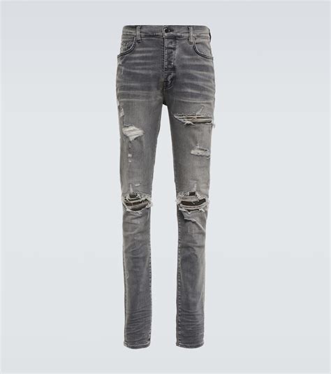 Amiri Distressed Skinny Jeans Smart Closet