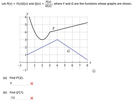 Solved Let Pxfx Gx And Qxfxgx Where F And G Are