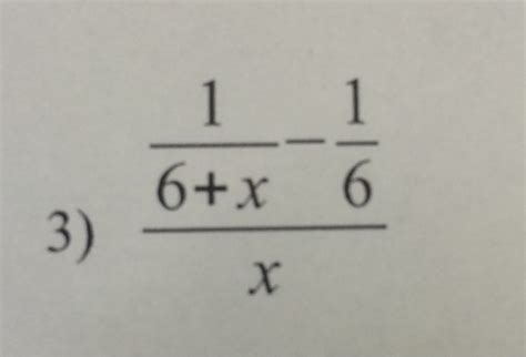 Solved 1 6 X 1 6 X Chegg Com