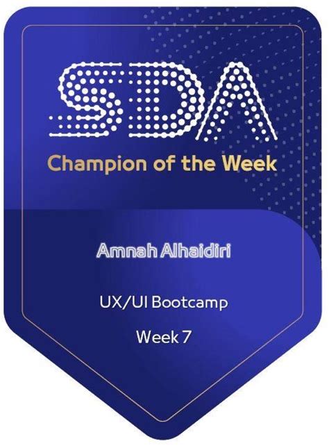 Amnah Alhaidari On Linkedin I Did It Won The Champion Of The Week 🤸🏻‍♀️