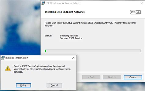 Unable To Installed Eset Endpoint Antivirus Eset Endpoint Products Eset Security Forum