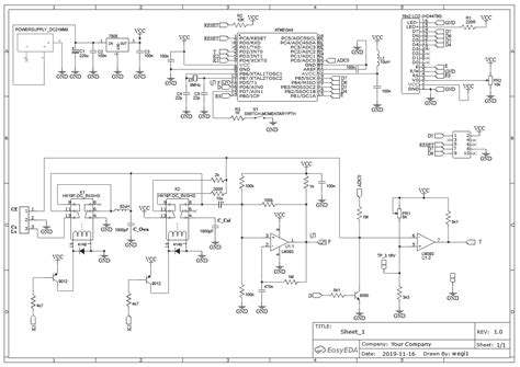 Circuit Hiland M8 Lc Meter Clone With Atmega8 Xtronic