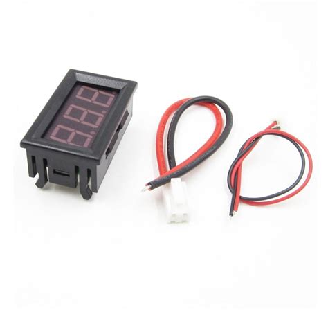 Dc 0 10a Red 7 Segment Panel Mount Ammeter Mini Digital Ammeter Only For