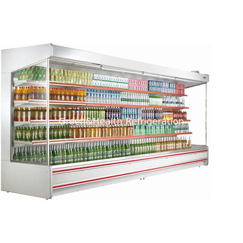 Single Temperature Commercial Open Chiller Multideck Refrigerated Display Cabinets
