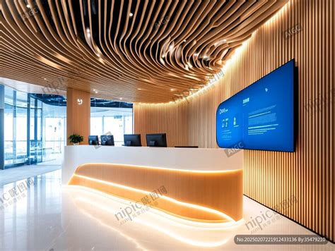 Ai创作图大气前台 个性前台 弧形前台 科技前台 前台效果 前台装修设计 弧形接待台 接待台设计 企业前台设计 服务中心前台设计 大气接待台 特色前台 灯带前台 前台案例 前台效果图nipic