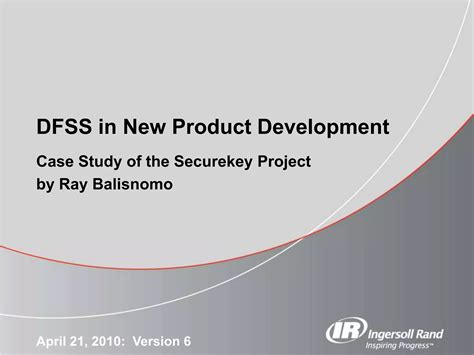 Example Of Dfss Project Pptx