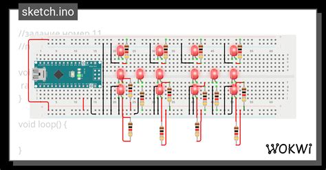 задание 11 Wokwi ESP32 STM32 Arduino Simulator