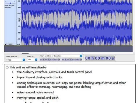 Audacity 3 Teaching Resources