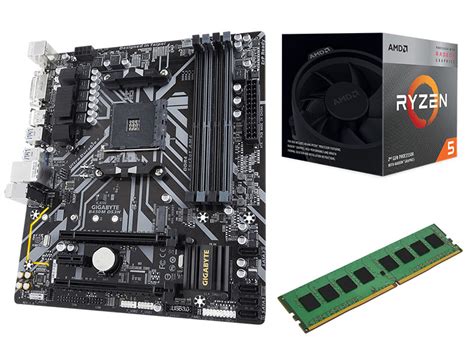 Combo Actualización AMD Ryzen 5 3400G con gráficos Radeon RX Vega 11 Computer Shopping