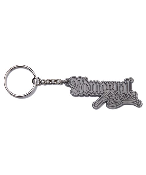 Musinsa Nomanual Gothic And Cursive Logo Keyring