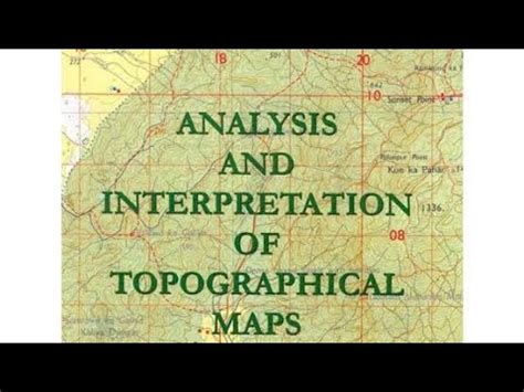 ICSE CLASS 10th GEOGRAPHY Interpretation Of Topographical Maps PART 1