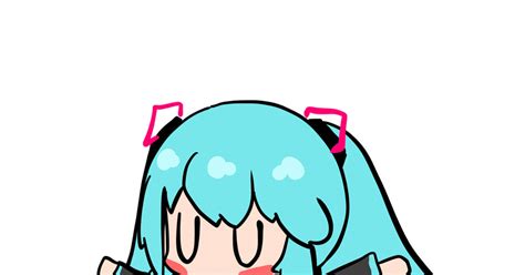 初音ミク くるくる よよのうごイラ Pixiv