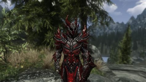 Skyrim How To Get Daedric Armor At Level 1 Skyrim Daedric Armor At