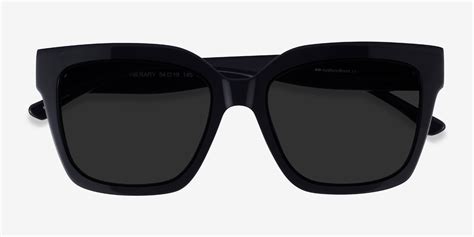 Itinerary Square Black Frame Prescription Sunglasses Eyebuydirect