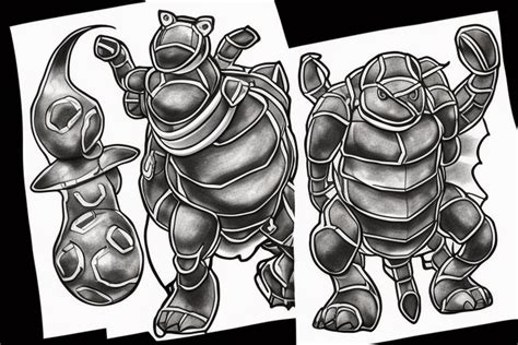 Blastoise Tattoo Ideas Tattoosai