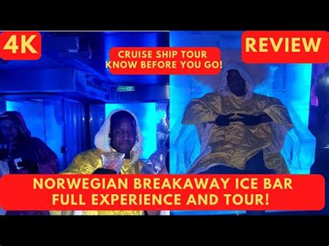 K Norwegian Breakaway Skyy Vodka Ice Bar Tour And Review Youtube