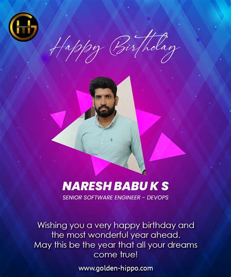 Golden Hippo Technology Pvt Ltd On Linkedin Happybirthday
