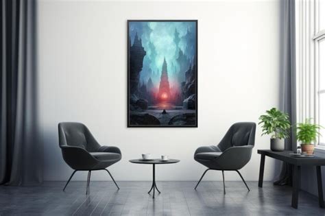 Premium Photo Enhance Your Artwork With The Stunning 24x36 Canvas Frame