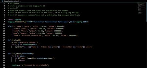 Python Logging Coding Techprojects Softwaredevelopment Khushi Nagargoje