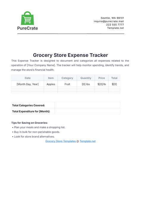 Free Daily Expense Tracker Template To Edit Online
