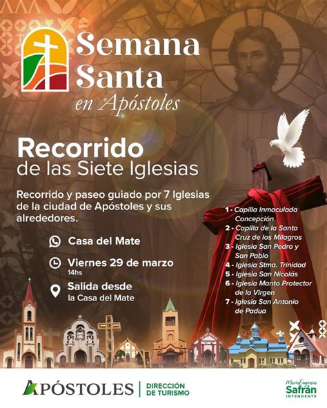 Apóstoles Todo Listo Para El Tradicional Recorrido De Las Siete